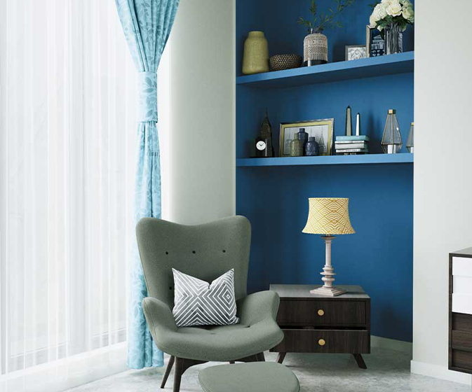 Cairo Blue-N (9653) House Wall Painting Colour | Asian Paints