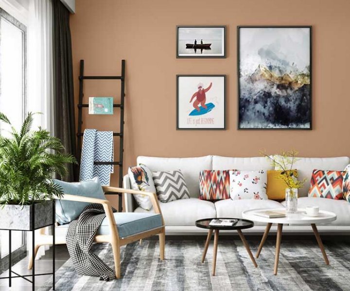 Rustic Living Room Paint