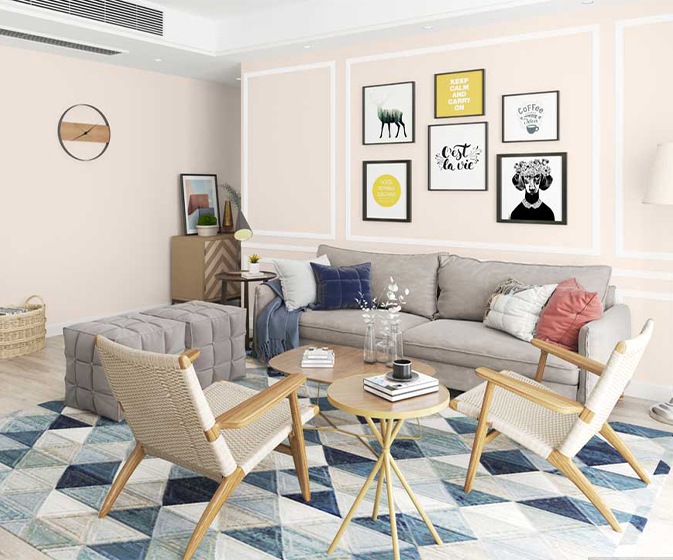 Try Blush House Paint Colour Shades For Walls Asian Paints