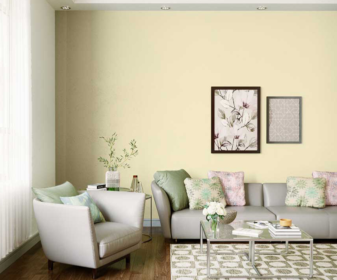 Yellow Synergy 7842 House Wall Painting Colour Asian Paints