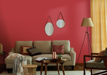 A Monochromatic Wall Color Combination for Hall