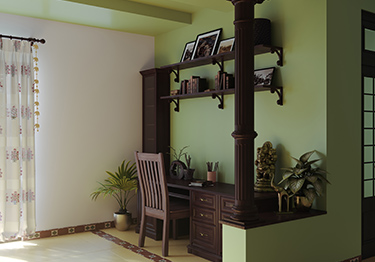 Office inspiration: Cosy Study Room Design Idea - Asian Paints