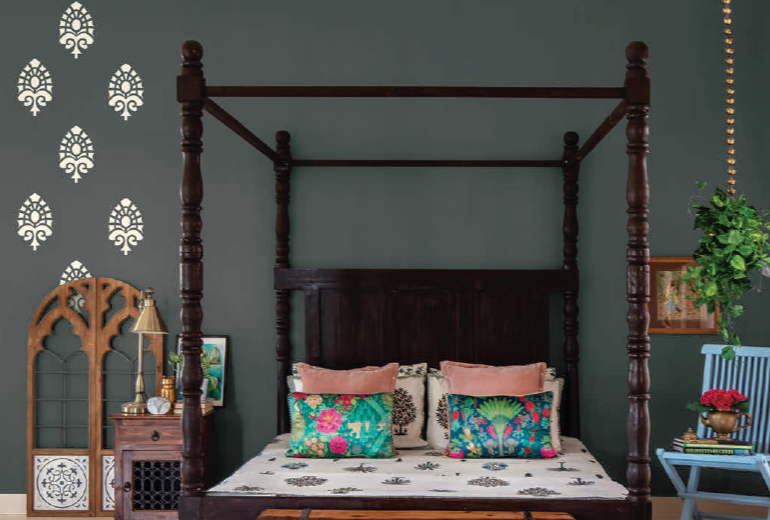 Shadow Dance Wall Painting Colour Idea & Wall Design - Asian Paints