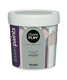 Royale Play Velour Velvet Designer Plaster for Interior Walls | Asian Paints