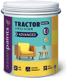 Tractor Emulsion Shyne Advance: Glossy Interior Paint | Asian Paints
