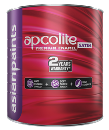 Apcolite Premium Satin Enamel - Soft Sheen Finish - Asian Paints