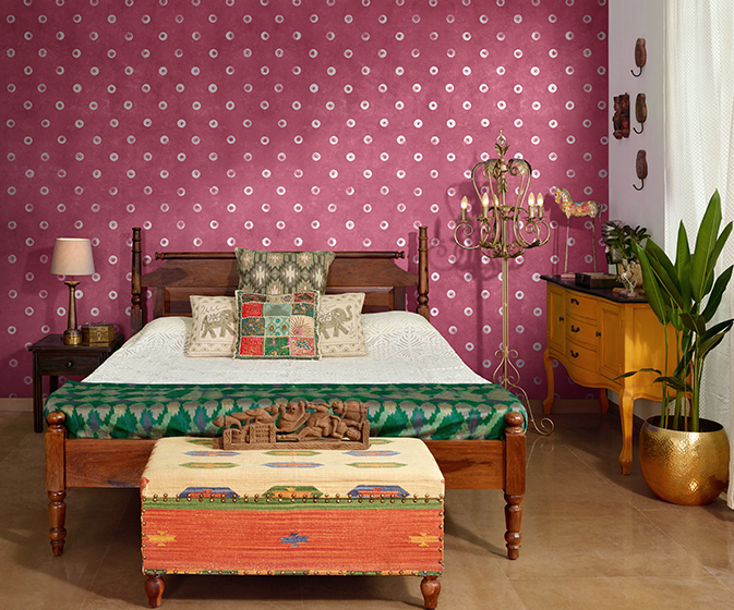 Bandhej TNB1001CMB1002 - Wall Texture Design - Asian Paints