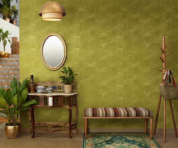 Asian Paints Royale Play Textures Green