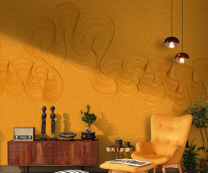 Tussar TNB1015CMB1003 - Wall Texture Design - Asian Paints