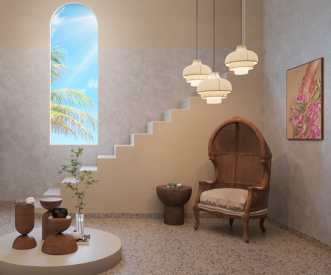 Dune Halo LXE1010CMB1002 - Wall Texture Design - Asian Paints