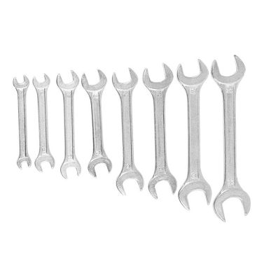 Double open end Wrench set 8pc