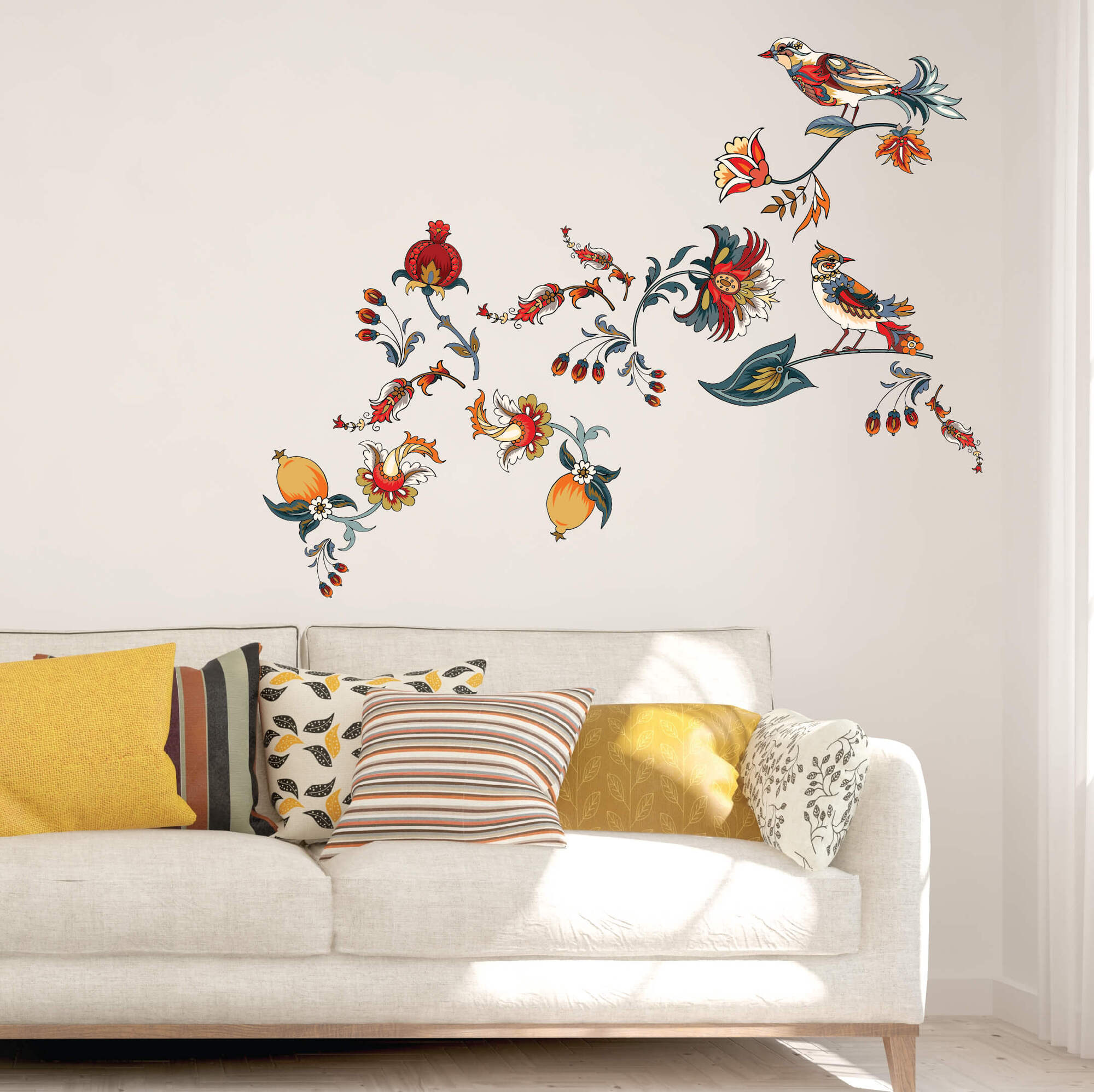 Wall Decals For Living Room India | Baci Living Room