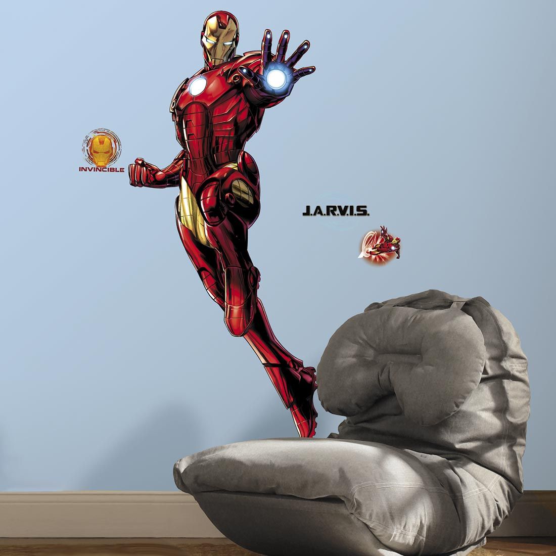 Iron Man Stencil Design