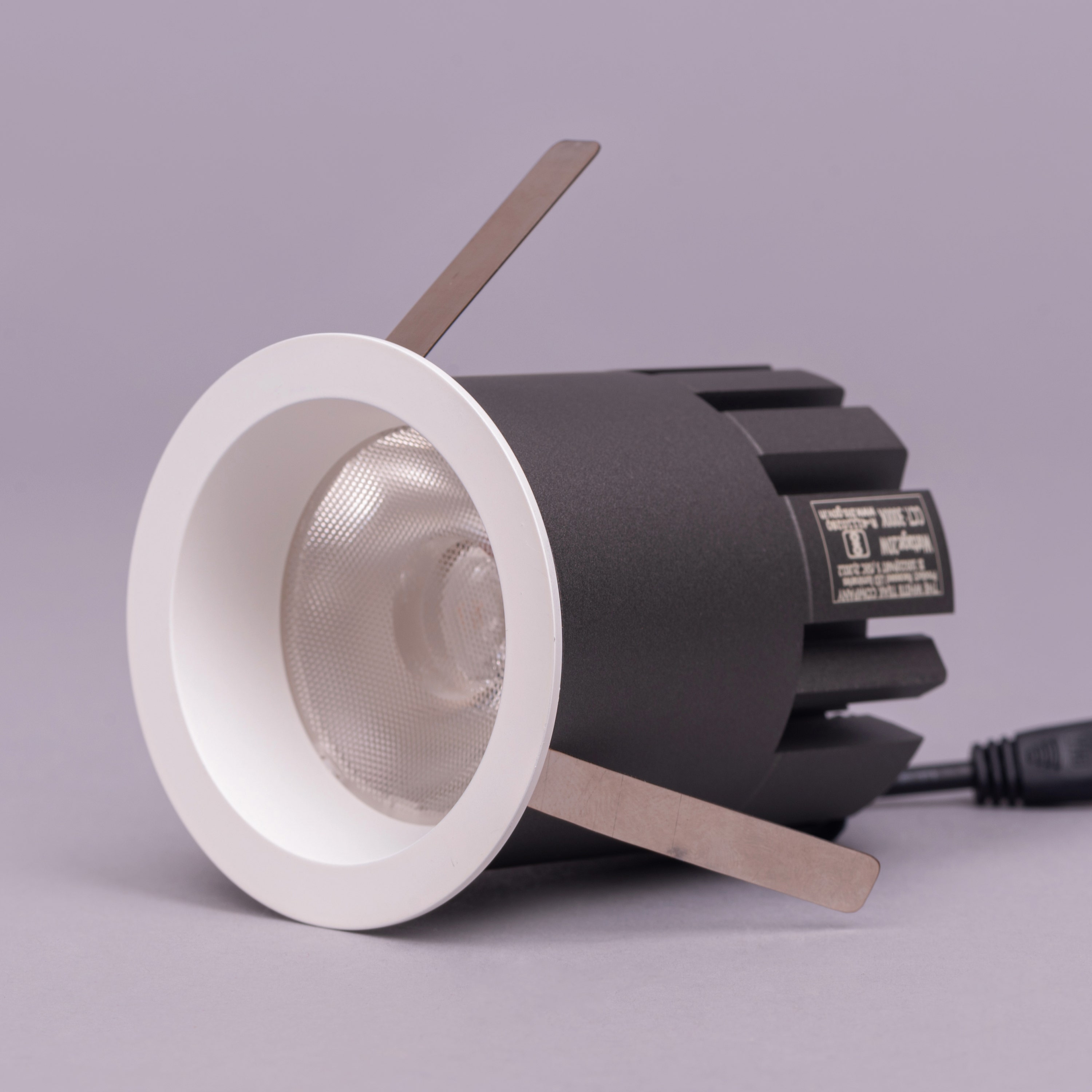 Eclipse- 24W White/Chrome (3000K, 36Ã‚Â° Beam Angle) Recessed LED COB ...