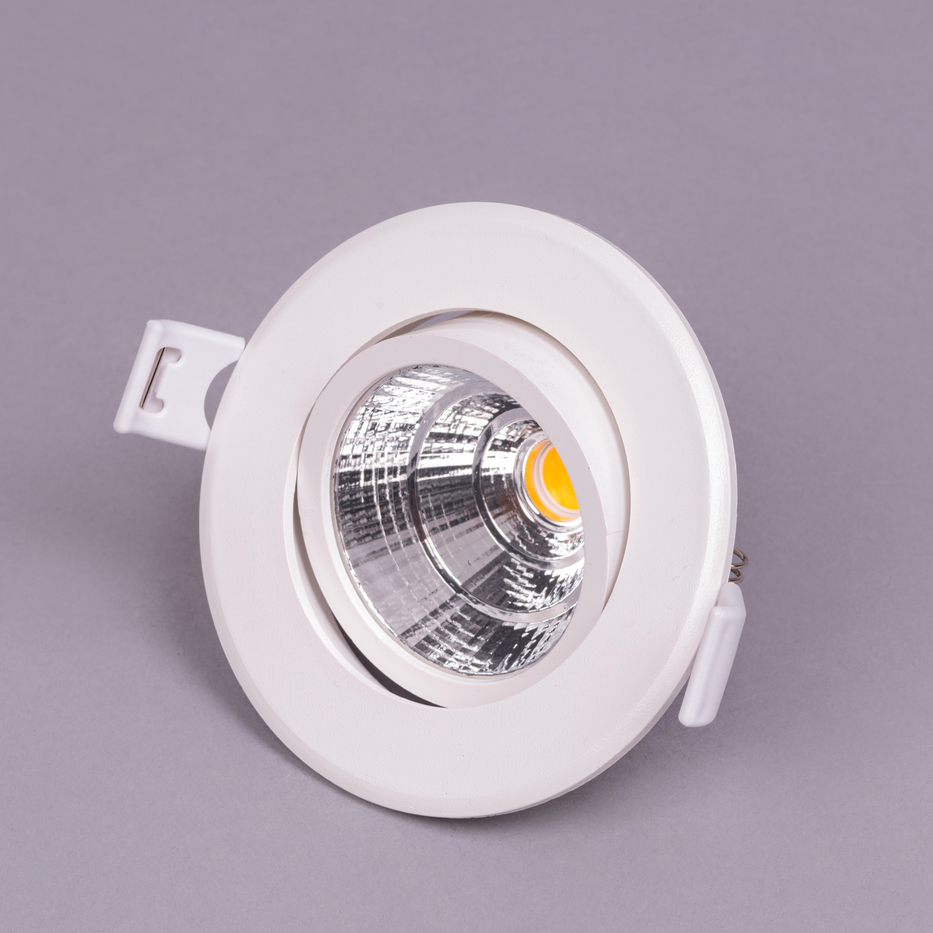 Altair- 6W White/Chrome (4000K, 36Â° Beam Angle) PC Body Recess LED COB ...
