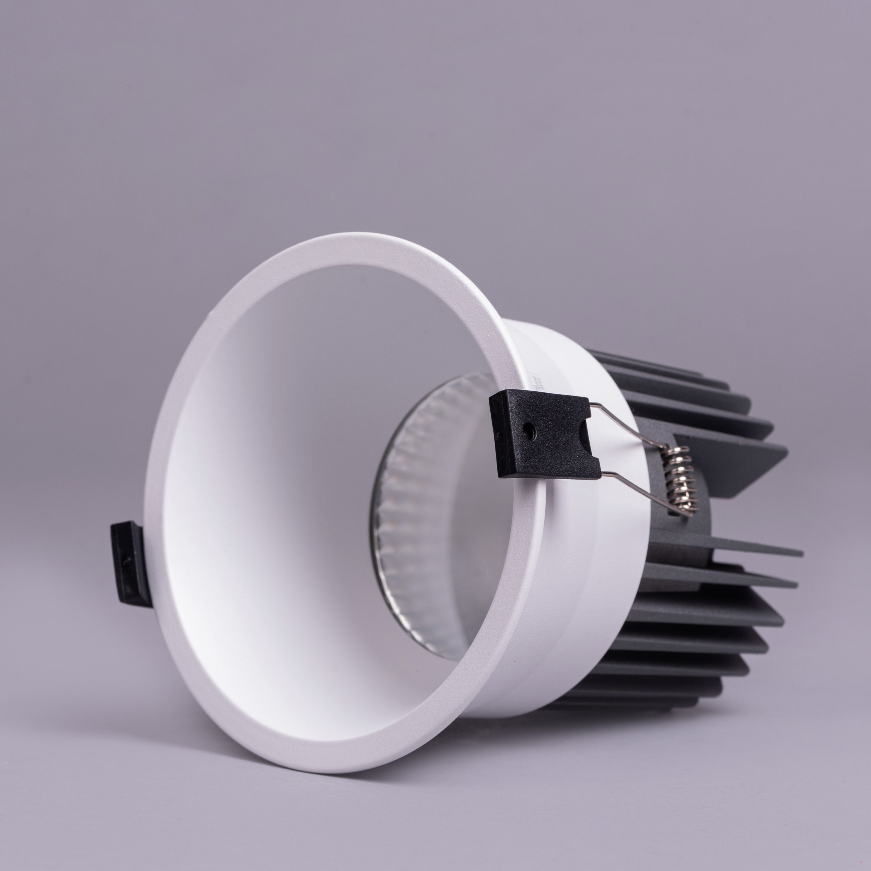 Eros- 30W White/Grey/Chrome (4000K, 60 Beam Angle) Recess LED COB ...