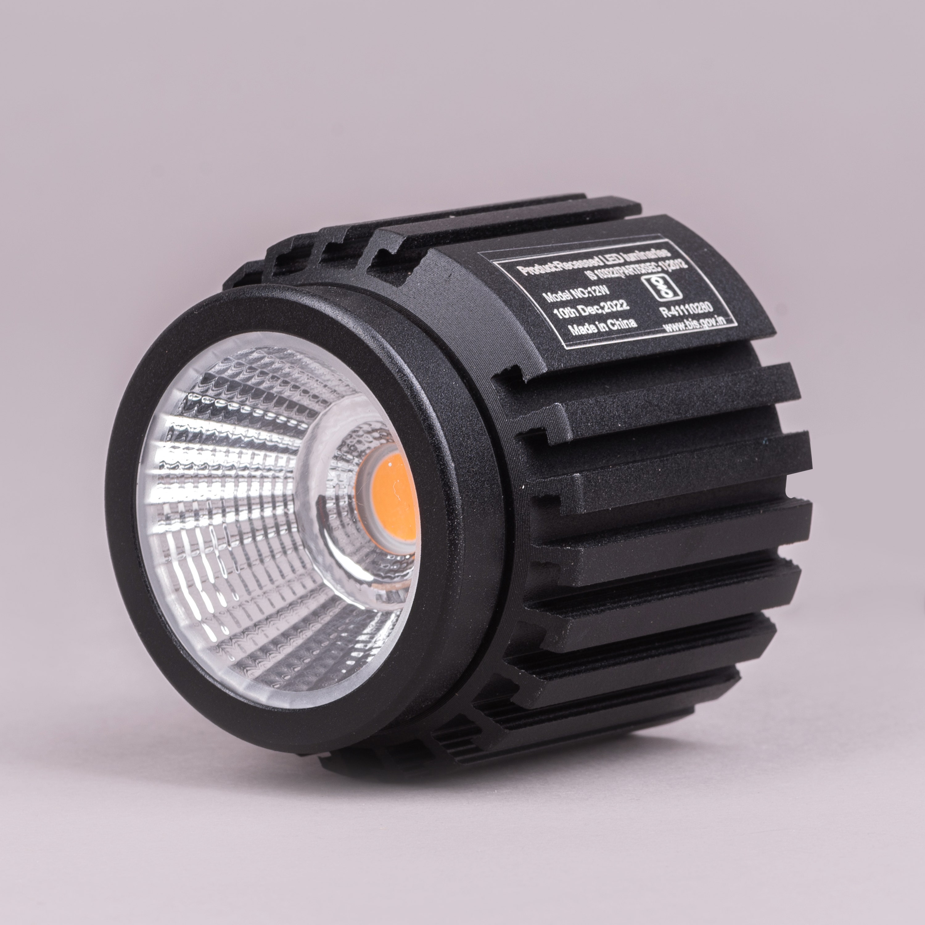 Xandor- 10W Black/Chrome (3000K, 36 Beam Angle) Recessed LED Module ...