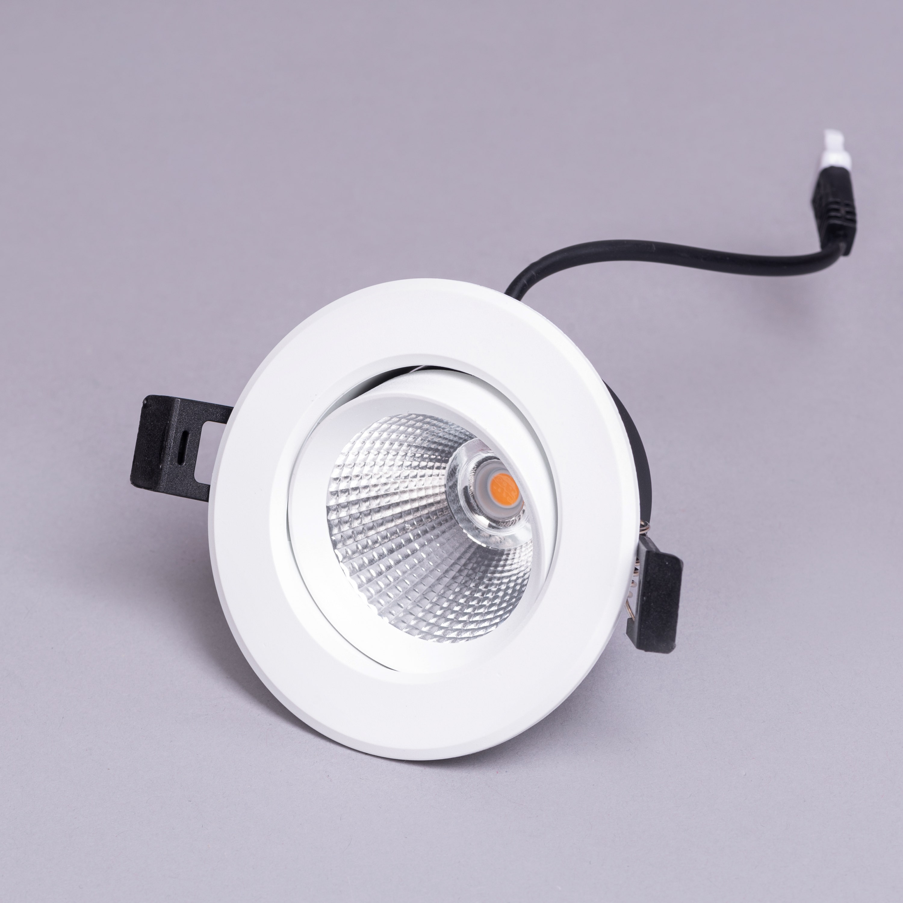 Delia - 20W Black/White/Chrome (3000k, 36 Beam Angle) Recess LED COB ...