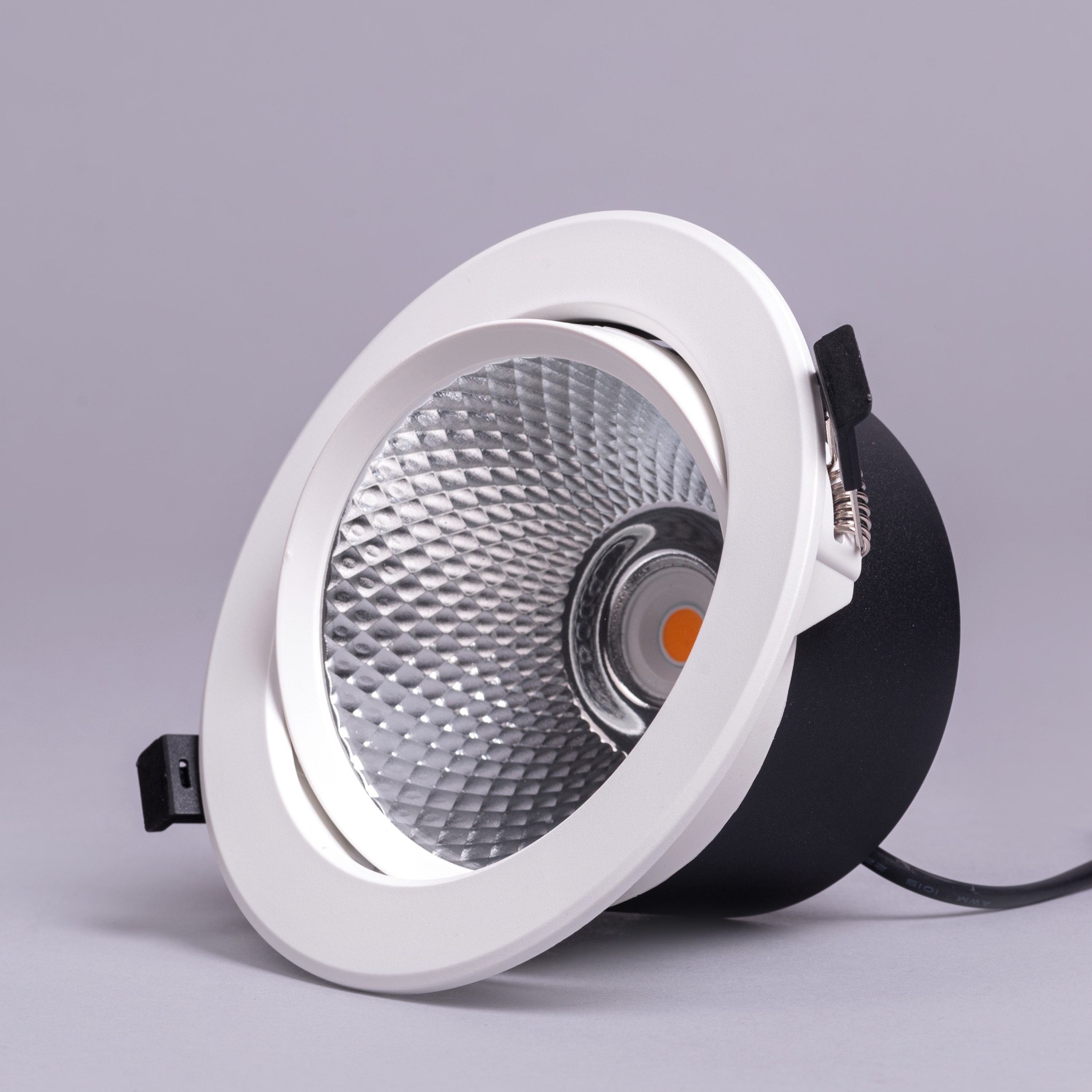 Delia - 20W Black/White/Chrome (6500K, 36 Beam Angle) Recess LED COB ...