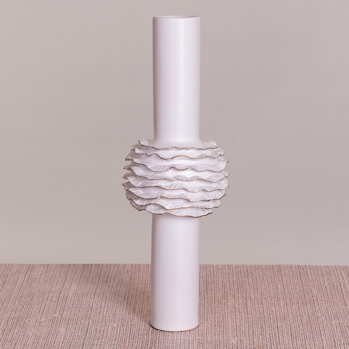 Billowed (White) Ceramic Home Decor