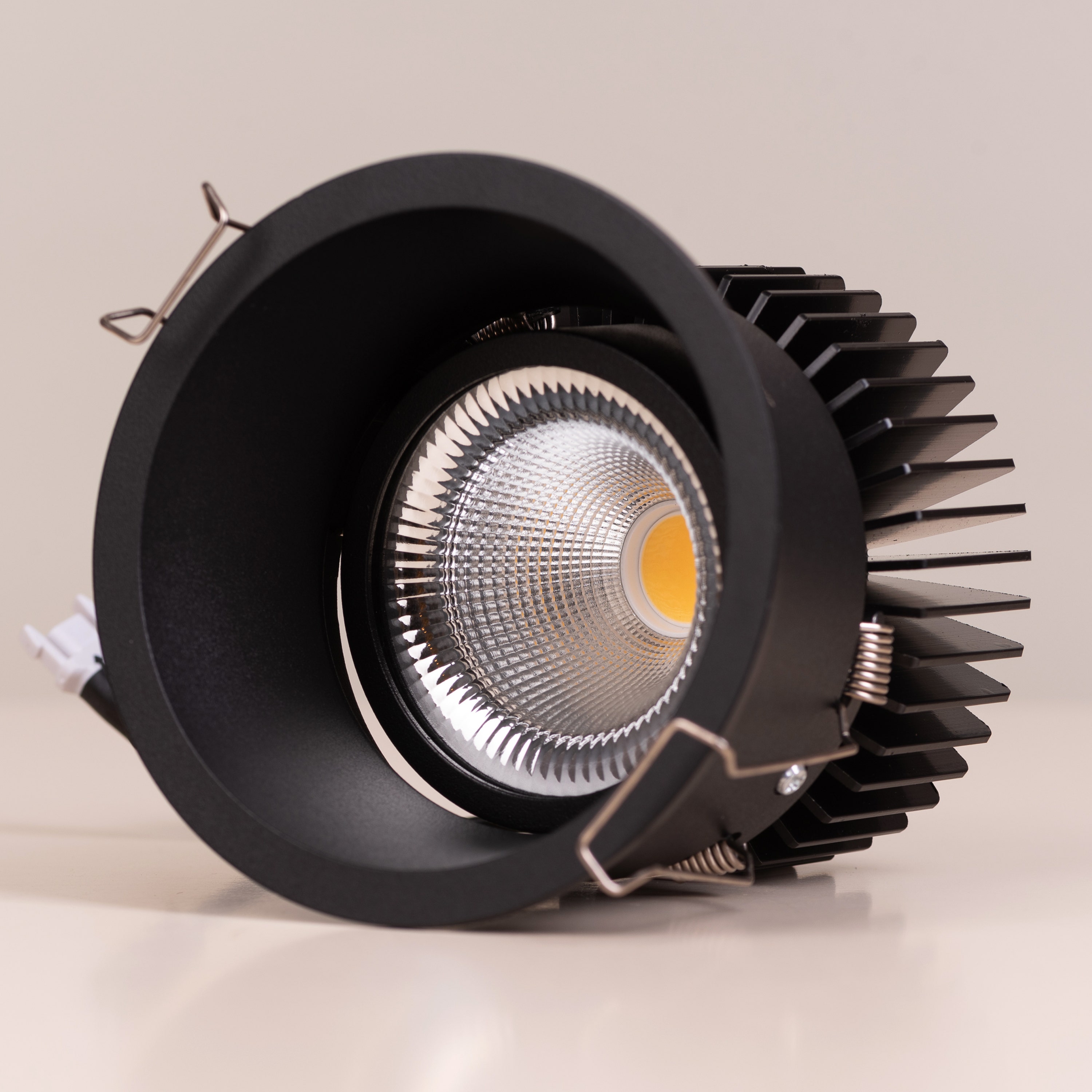 Damon- 15W Black (4000K) LED Recess COB Downlights (DL02-10083)