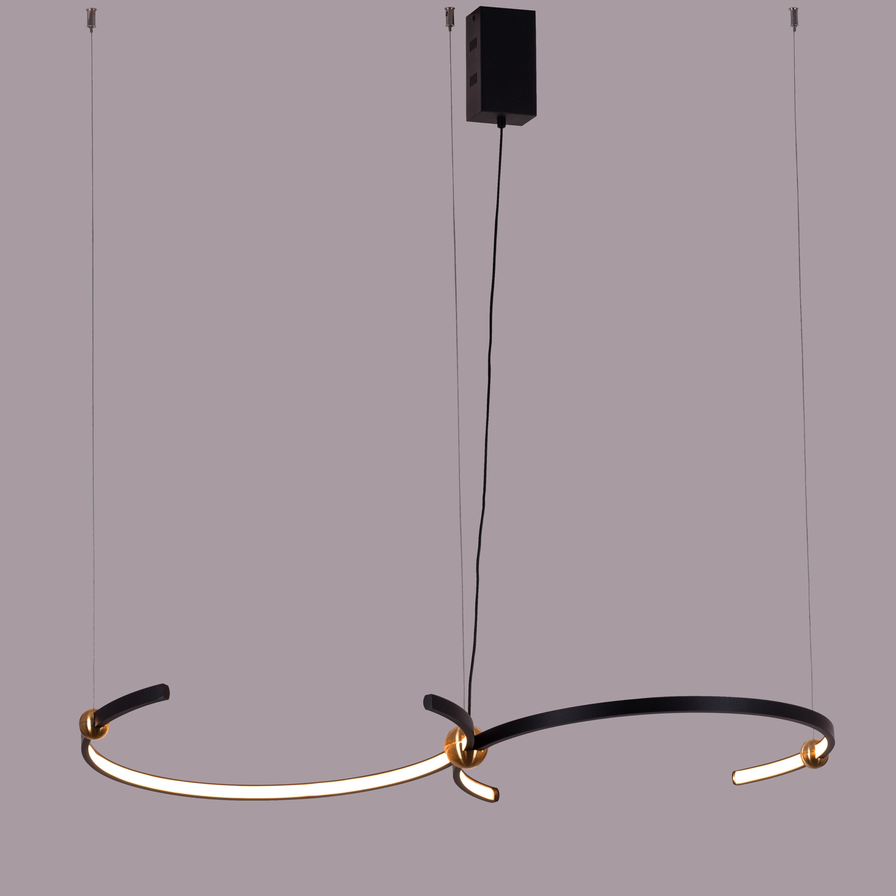 Status Quo (Black, Built-In Smart LED) Pendant Light
